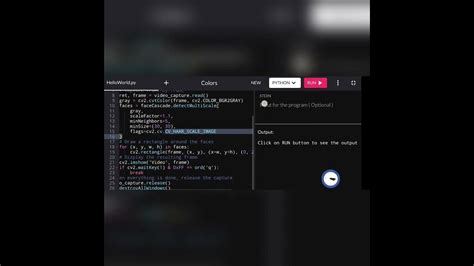 Simple Program For Face Recognition In Python Using The Webcam