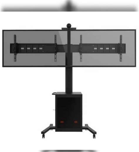 Floor Stand Lcd Display Trolley For 55 Inch Display For Hotel And