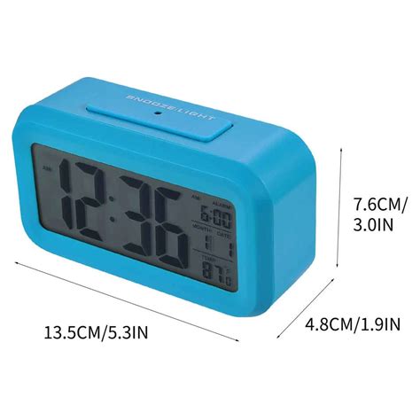 Hohaski Radio Alarm Clocks For Bedrooms Temperature Version Smart Clock