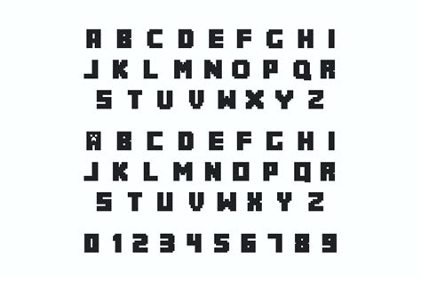 Minecraft Font Minecraft Font Fonts Hut