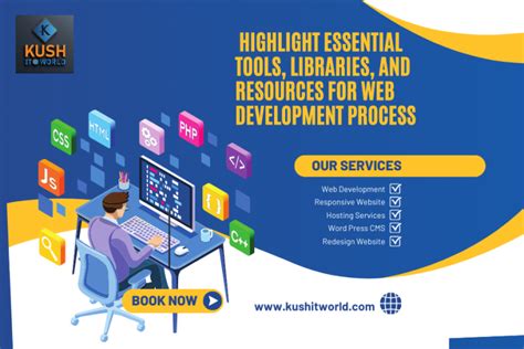 Highlight Essential Tools Libraries And Resources For Web Development Process Kush It World