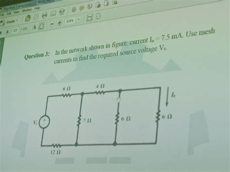 Question In The Network Shown In Figure Studyx