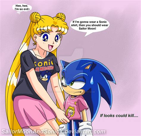 T Shirt Buddies By Sailormoonandsonicx On Deviantart