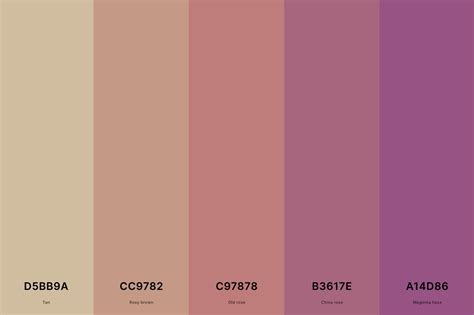 25 Best Tan Color Palettes With Names And Hex Codes Artofit