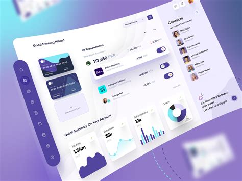 Concept Dashboard For Fintech Saas Product By Mike Taylor For Orizon