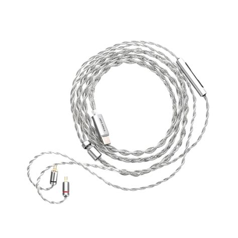 Moondrop Free Dsp Premium Silver Replacement Earphone Upgrade Cable