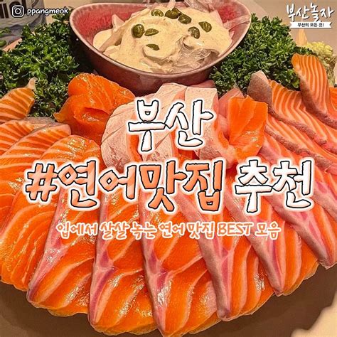 부산 놀자 입에서 사르르 녹는 연어 맛집🍣🧡 도톰한 연어를 한 입 가득 먹으면 얼마나 행복하다구
