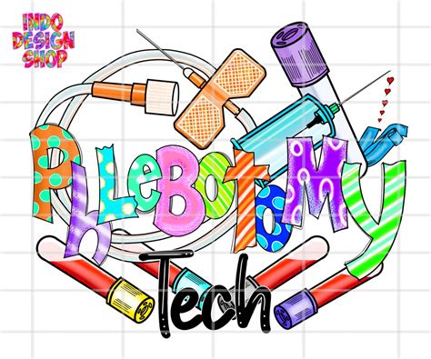 Phlebotomy Tech Png Phlebotomist Tech Sublimation Png Phlebotomy