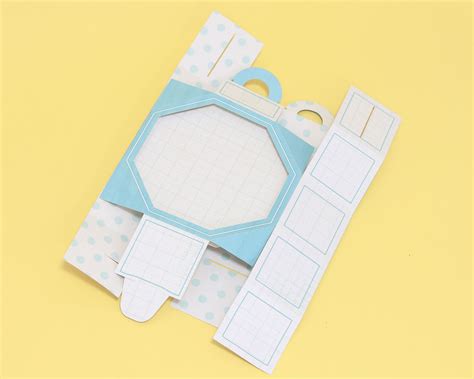 Octagonal Box Pack 3d Project For Papercraft Large Templates Etsy