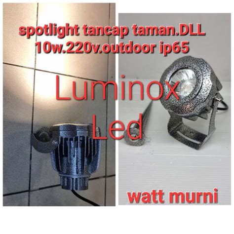 Promo Lampu Sorot Tancap Taman Cob 10w 10watt Spotlight Outdoor 10