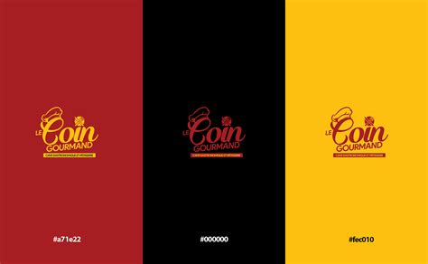 LE COIN GOURMAND REBRAND IDENTITY Behance Behance