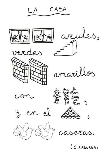 Poesías Infantiles Con Pictogramas Escuela En La Nube