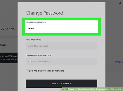 How To Reset Your Hulu Password On PC Or Mac With Pictures