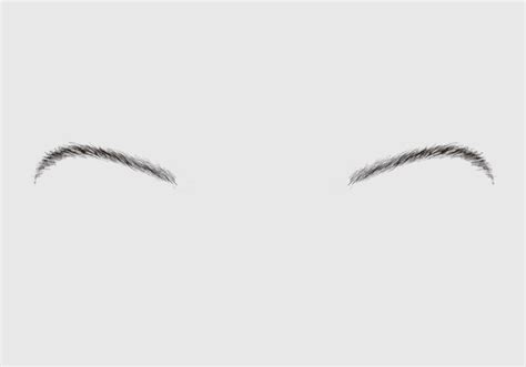 Dark Basic Eyebrow 3d Model Cgtrader