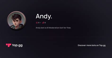 Add Andy Discord Bot The 1 Discord Bot And Discord App List