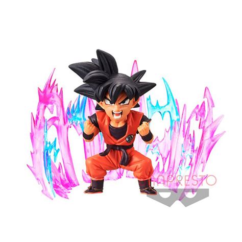 Dragon Ball Super Banpresto WCF Plus Effect Mini Figure Goku Kaioken