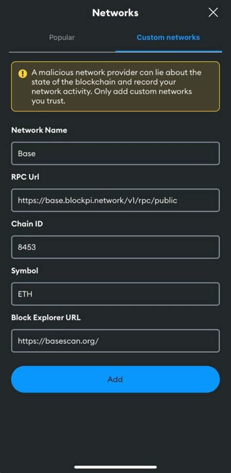 Tutorial How To Add Base To Metamask In 3 Steps
