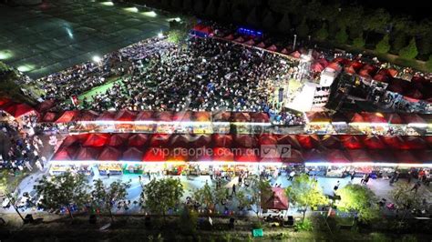 甘肃张掖：夜市红火 人民图片网