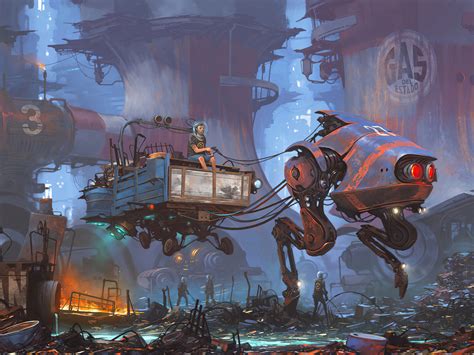 Cartoneros Sci Fi Ride K Wallpaper Hd Artist Wallpapers K Wallpapers