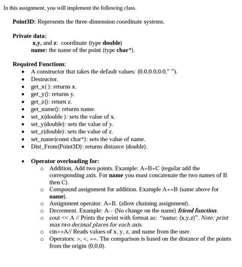 Solved In This Assignment You Will Implement The Following Chegg