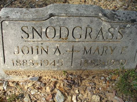 Mary Frances Johnson Snodgrass 1883 1959 Find A Grave Memorial
