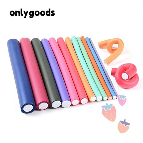 เพียง 6 ชิ ้ นlot Hair Curler Roller Bendy Hairdressing Foam Twist