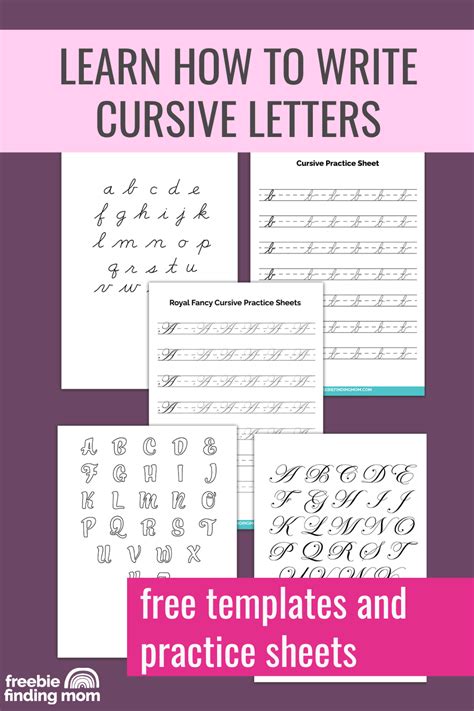 Cursive Letters Chart Artofit