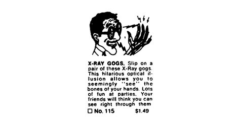X Ray Gogs 01 Science Fiction T Shirt Teepublic
