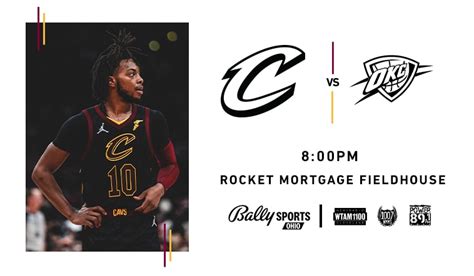 Cavs Vs Thunder Rocket Mortgage Game Preview Cleveland Cavaliers