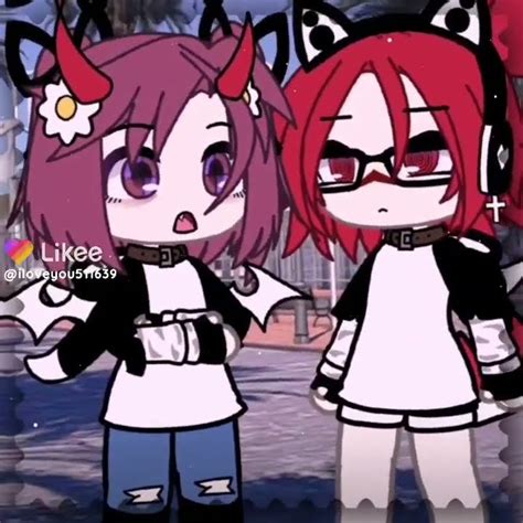 Видео из лайка моей лп } она с красными волосами а я с розовыми Youtube