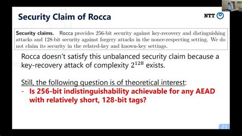 session on authenticated encryption cryptanalysis youtube