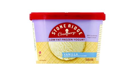 Stone Ridge Creamery Low Fat Vanilla Frozen Yogurt 15 Qt Delivery