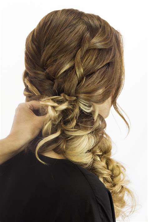 Scrunch The Loose Braid Up To Your Scalp And Secure It With Bobby