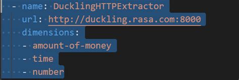 Rasa Nlu Extractors Duckling Extractor Failed To Connect To