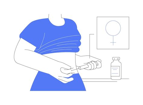 Premium Vector Hormones Injection Abstract Concept Vector Illustration