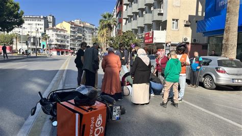 Denizli de motosikletin çarptığı yaya yaralandı Denizli Haberleri