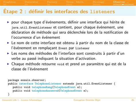 Quelques Patterns Patrons De Conception Ppt