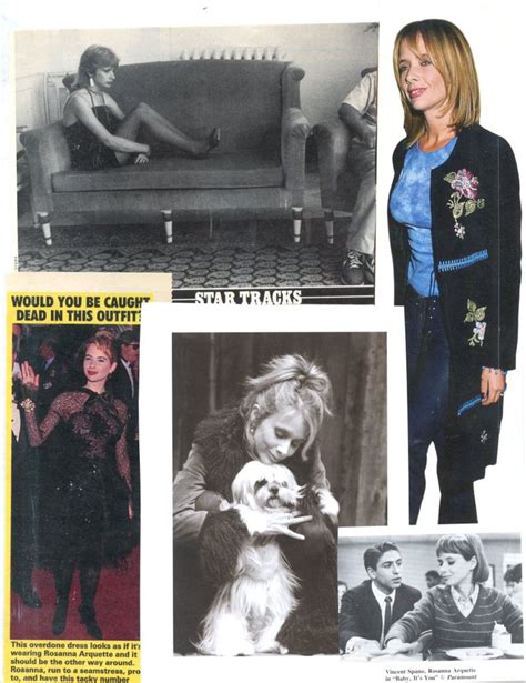 Rosanna Arquette Magazine Photo Clipping Lot N6994