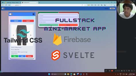 Fullstack Mini Market App Firebase Sveltekit Part 4 Tagalog Youtube