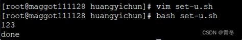 Linux Set 命令的使用方法 Csdn博客