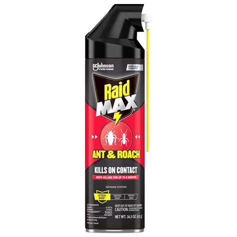 Raid Max Ant And Roach Insecticide Spray Shop Insect Killers At H E B