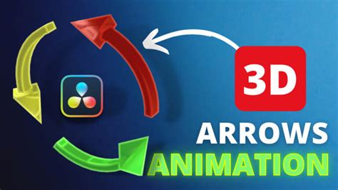 create 3d arrows animation in davinci resolve tech videostack