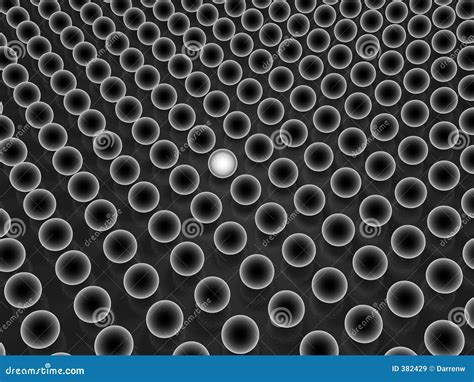 Odd Cell Bw Stock Illustration Illustration Of Individual 382429