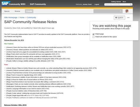 [status Update] Hidden Wiki Update Sap Community