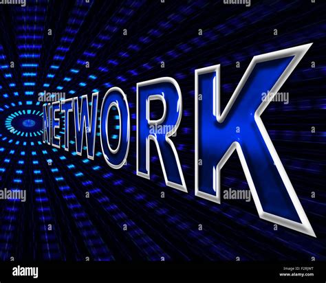 Computer Technology Showing Network Server And Pc Stock Photo Alamy