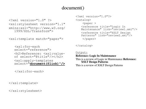 Ppt Xslt Powerpoint Presentation Free Download Id3803762