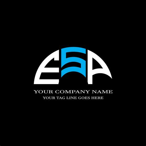Esp Letter Logo Creative Design With Vector Graphic Vector Art At Vecteezy