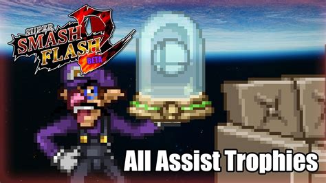 Ssf2 V1 2 All Assist Trophies Youtube