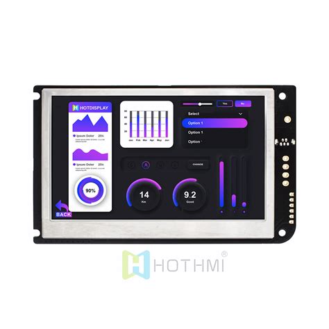 4 3 inch color tft display module 4 3 inch uart smart serial screen