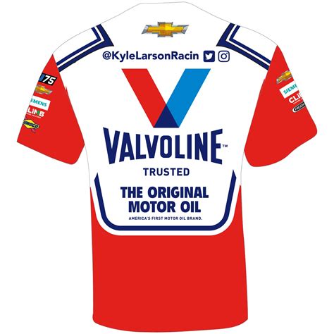Kyle Larson 5 2023 Valvoline Sublimated Uniform T Shirt Shop The